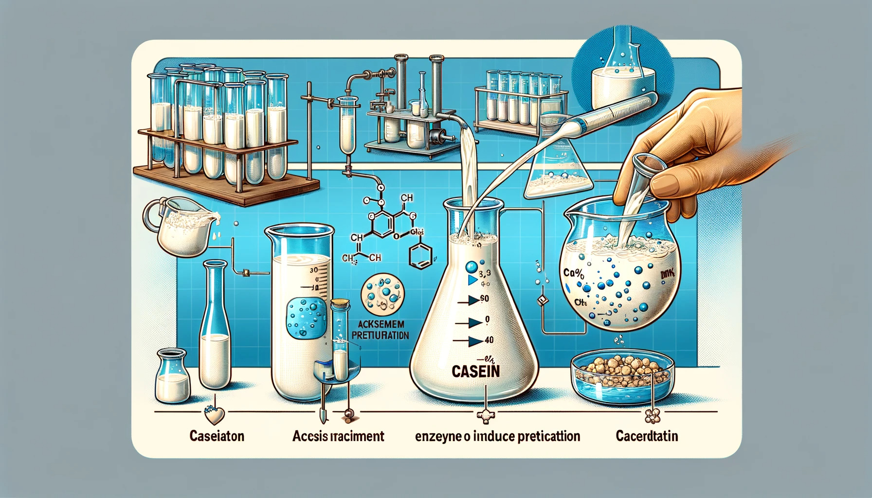 牛乳とカゼイン：分離方法で学ぶ乳製品の科学 - の方法：何かをやる方法がわかるサイト